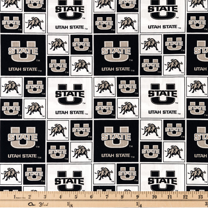 Utah State Allover Collegiate Cotton Fabric | Hobby Lobby | 1279223